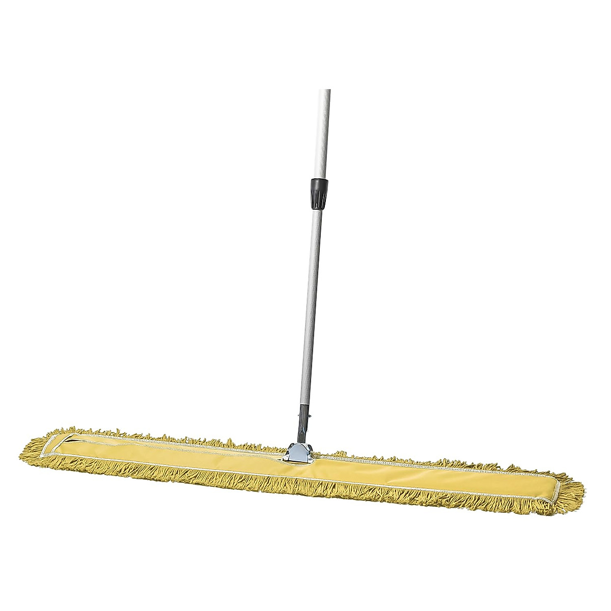 48 Inch Yellow Dust Mop with Metal Handle and 48 Inch Dust Mop Refill Bundle - 2 Mop Sets and 4 Refills