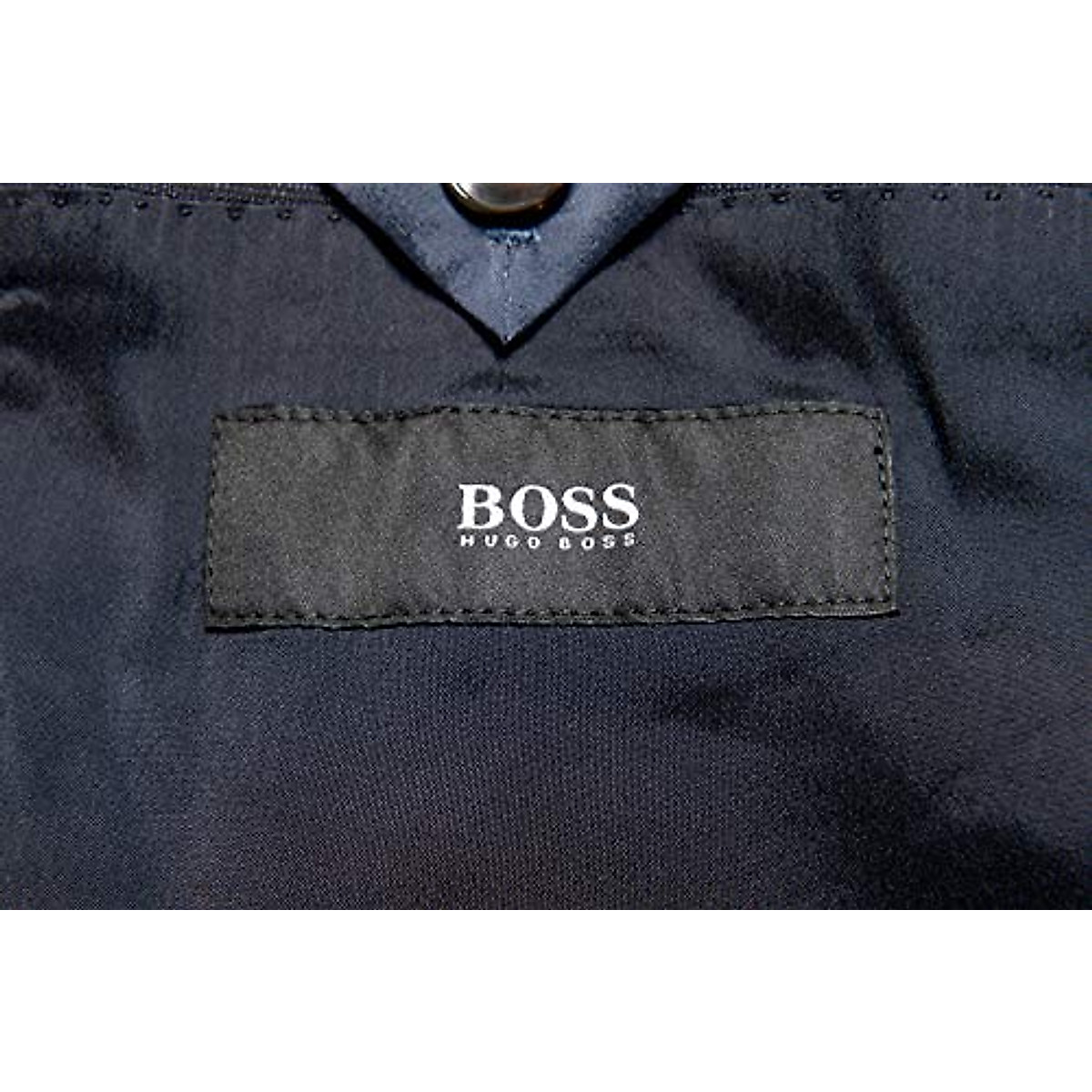 Hugo Boss "Huge6/Genius4WE Men's 100% Wool Three-Piece Suit US 40L IT 50L Blue
