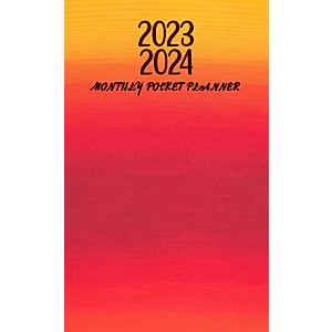 2023-2024 Monthly Pocket Planner: Small 2 Year Calendar Schedule Organizer Start January 2023 to December 2024 with Holidays|Includes Place for Contacts, Notes, Important Dates, and Passwords