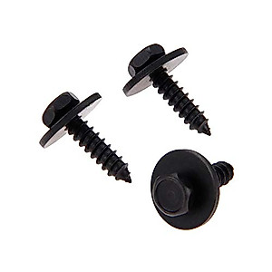 Mtsooning 20PCS Fender Liner Splash Shield Wheelhouse Liner Self Tapping Screws, Phillips Truss Head Sems Self-Drilling Screw Replacement for BMW Honda Acura