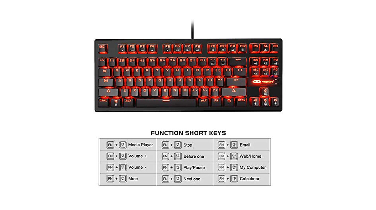 MK1 Mechanical Gaming Keyboard - Compact & Backlit