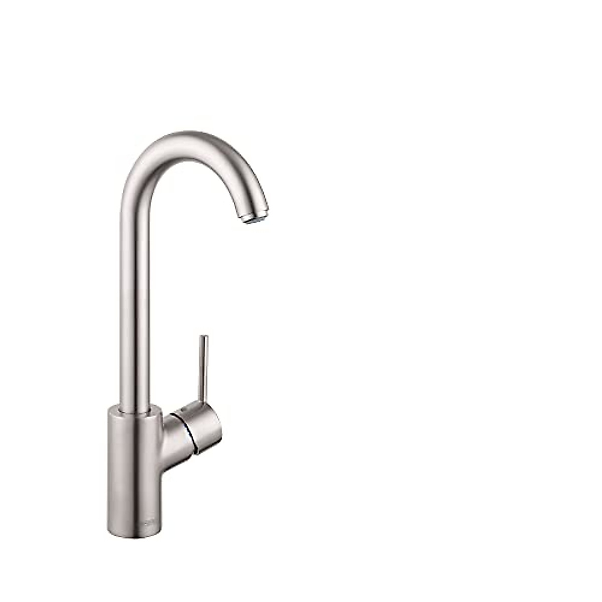 hansgrohe Talis S Stainless Steel Bar Kitchen Faucet, Bar Sink Faucet Single Hole, Faucet for Kitchen Sink, Stainless Steel Optic 04287800