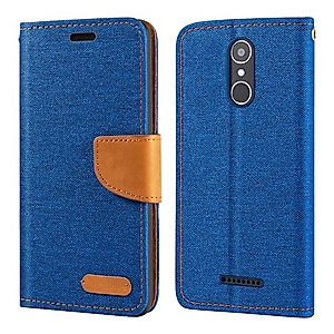 for Gigaset GS160 Case, Oxford Leather Wallet Case with Soft TPU Back Cover Magnet Flip Case for Gigaset GS160 (5”)