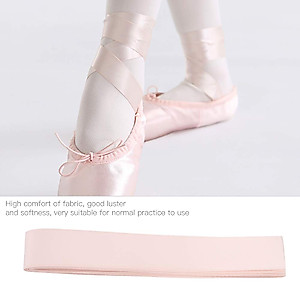 ZLXHDL Ladies Ballet Pointe Shoes Ribbon Satin Roll, 98 Inches Ribbon Satin for Ballet Shoes, Ballet & Dance Shoes Accessories