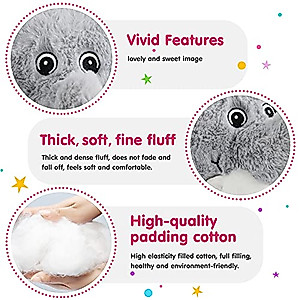 SpecialYou Creative Musical Glow Elephant Chubby Light up Stuffed Elephant Plush Toys Animated Soothe Kids Emotions Christmas Festival Gift for Toddlers,9''