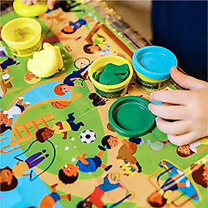 Seek and Find Disposable Placemats for Baby - Disposable Placemats for Toddlers - Fun Baby Placemats for Restaurants & On-The-Go - Educational Toddler Placemat - 12in x 18in, 30 Count