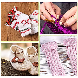 Zlulary 116 PCS Crochet Hooks Sets, Ergonomic Crochet Hooks Kits with Storage Bag and Crochet Needle Accessories, DIY Crochet Needles Kit for Beginners and Experienced Crochet Hook Lovers