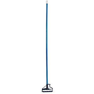 SPARTA 4166414 Spectrum Fiberglass Mop Handle With Quik-Release For Cleaning, Commercial, Residential, 60 Inches, Blue