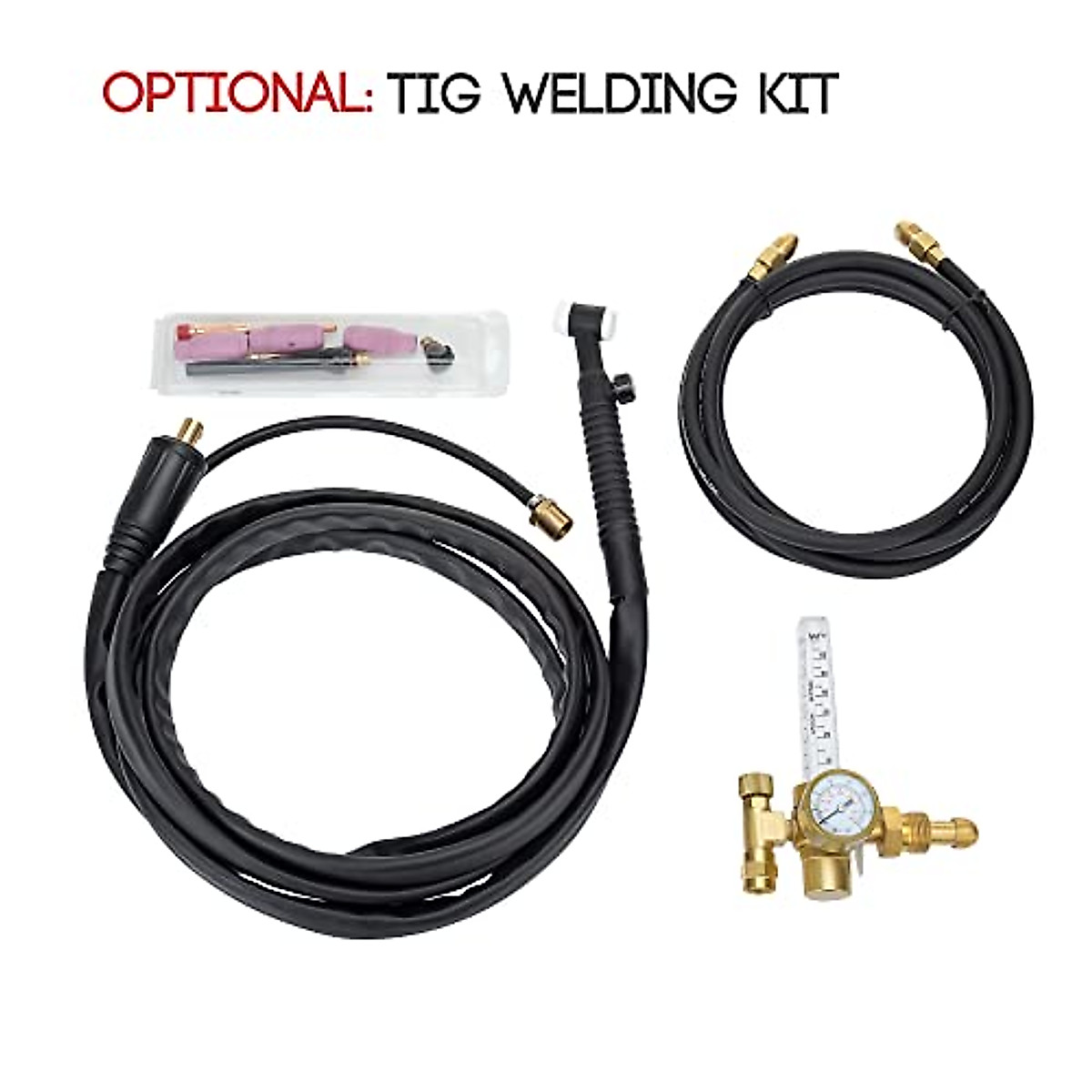 KICKINGHORSE MA200TS CSA/US Certified MIG/STICK/TIG Multiprocess 3-in-1 Aluminum 40K Hz IGBT Inverter Welder 220V. Full-Metal Heavy Duty Body - Ultimate Tool to Meet All Home Welding Needs
