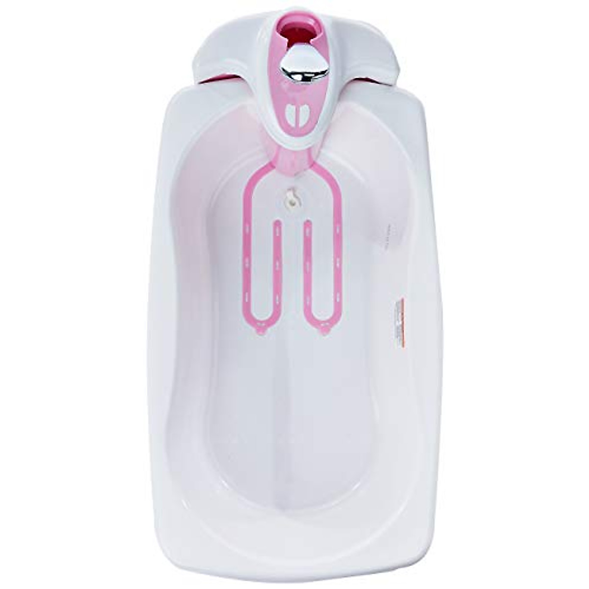 Summer Infant Lil Luxuries Whirlpool Bubbling Spa & Shower (Pink) Luxurious Baby Bathtub with Circulating Water Jets, 2 Piece Set (Pack of 1)