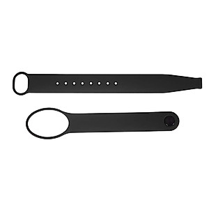 HIJIAO Design silicone Knuckle Strap for Oculus Quest/Oculus Rift S Touch Controller Grip Accessories (1 Pair) (black)