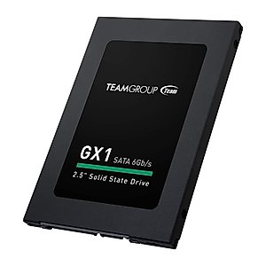 TEAMGROUP GX1 480GB 3D NAND TLC 2.5 Inch SATA III Internal Solid State Drive SSD (Read Speed up to 530 MB/s) Compatible with Laptop & PC Desktop T253X1480G0C101