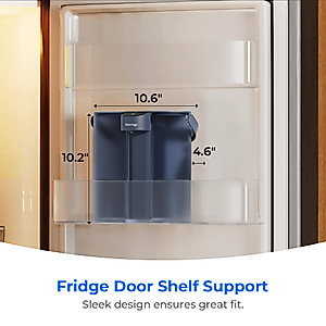 Waterdrop Compact Electric Water Filter Pitcher, Dispenser, 200-Gallon, 5X Times Long-Life Water Filter for Fridge, Reduce PFAS, Chlorine, Lead, 14-Cup, Pink, with 1 Filter