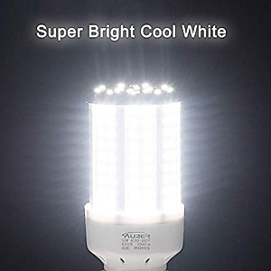 Auzer 30W (200W Equivalent), Daylight, E26 Standard Base, LED Corn Light Bulb | 2-Pack