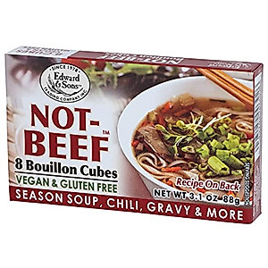 Edward & Sons Not Beef Bouillon Cubes, 3.1 oz