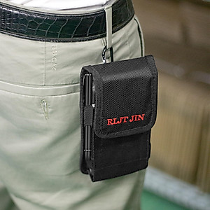 RLJT JIN TC77 Scanner Holster,Durable Carrying Case Pouch for Zebra TC70x,TC70,TC72,TC75,TC77,M60,MC67 Handheld Barcode Touch Mobile Computer,Metal Belt Clip,Pen Holder and with Belt Loop.