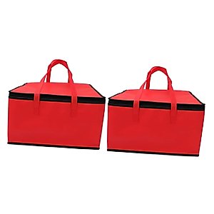 NOLITOY 2pcs Insulation Bags Storage Bag Shopping Non-woven Fabric Outdoor