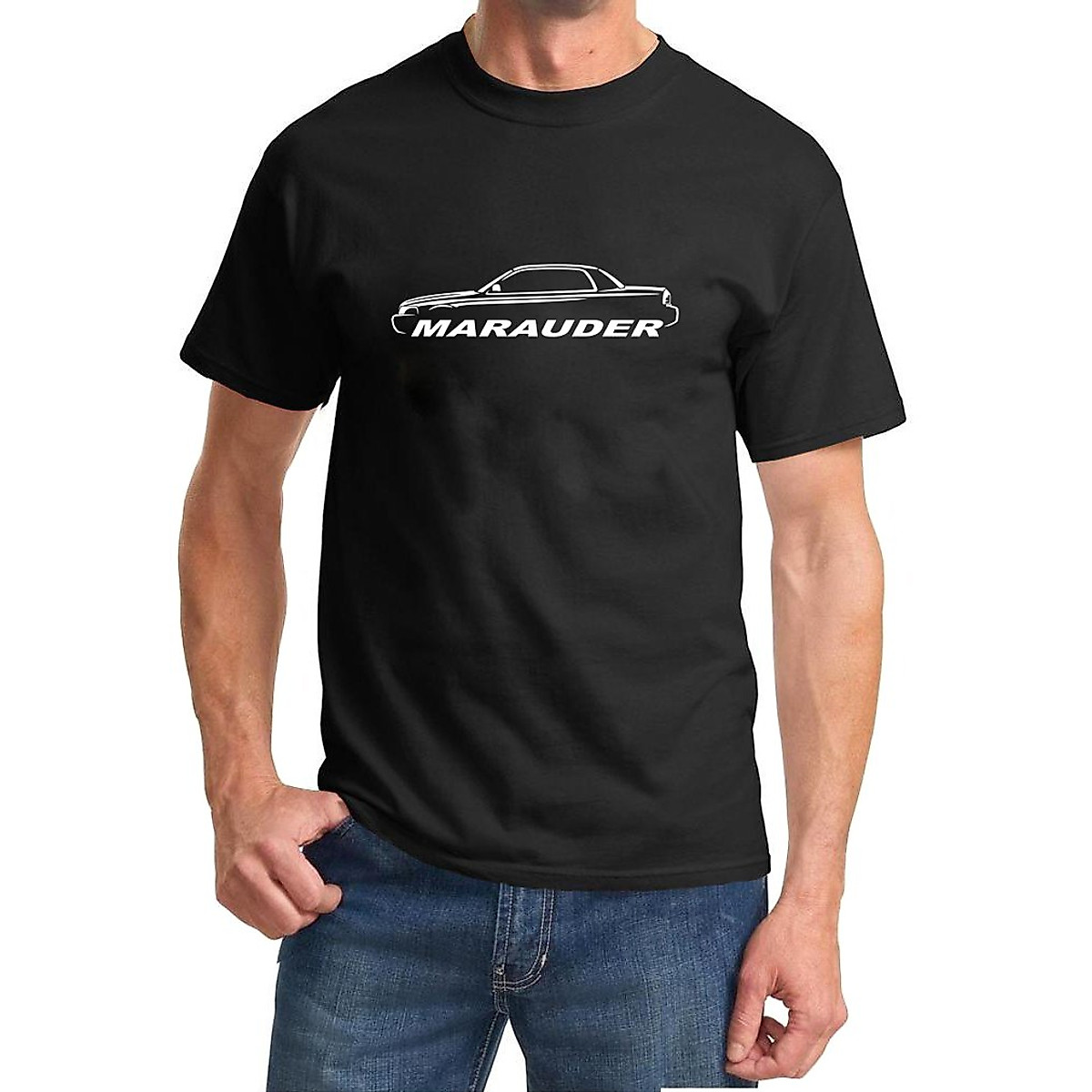 2003 2004 Mercury Marauder Classic Outline Design Tshirt 2XL Black