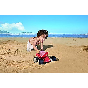 Hape Dune Buggy | Dirt Mini Sand Vehicle Car Toy for Kids, Red