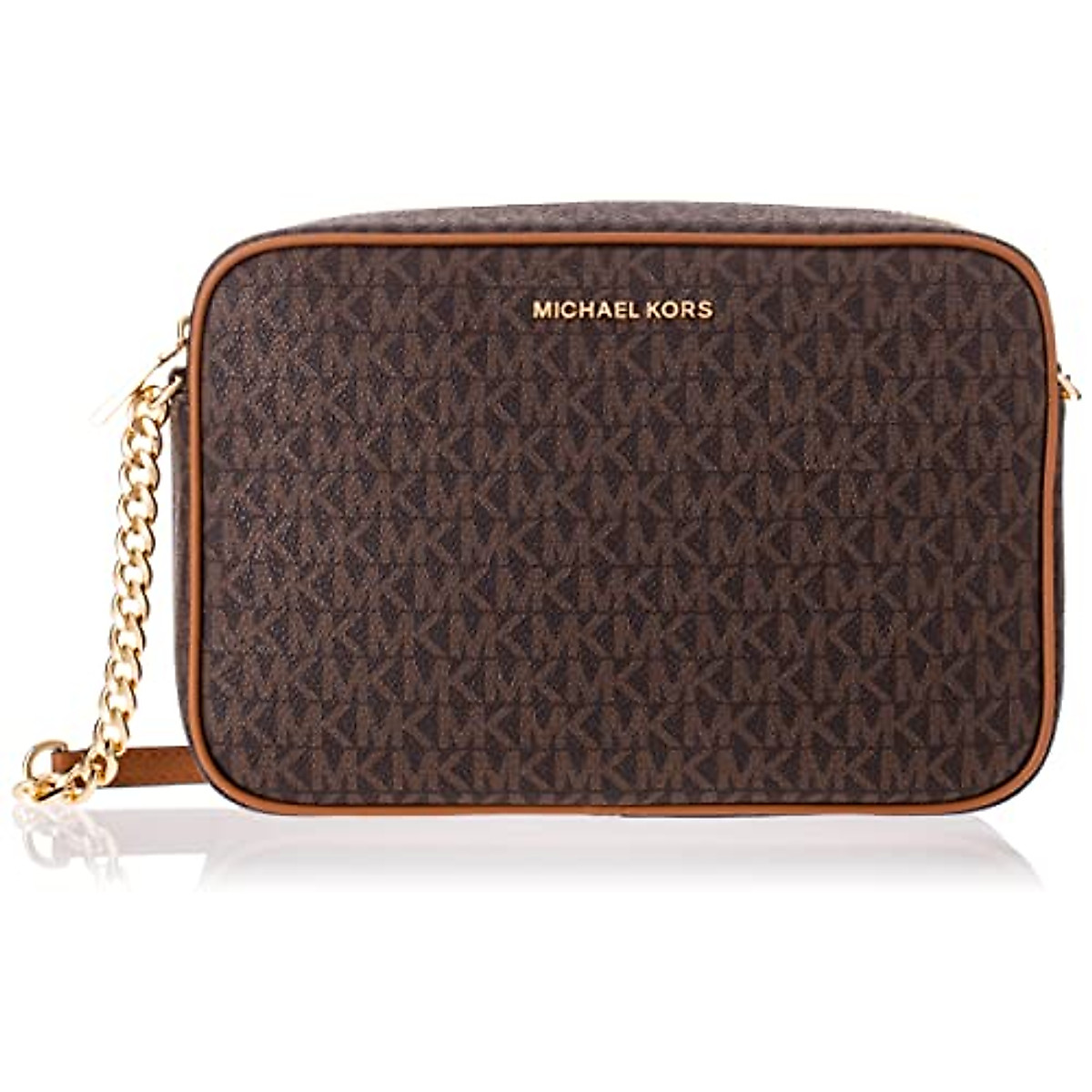 Michael Kors Jet Set Large East/West Crossbody Brown One Size