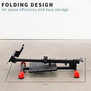 VIVO Racing Wheel Stand with Gear Shifter and Pedal Mount Wheel, Gear Shifter, Pedals Not Included Fits Logitech, Thrustmaster, Fanatec, Compatible with Xbox, Playstation 3, PC Games STAND-RACE1A