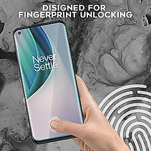 Orzero (5 Pack) Compatible for OnePlus Nord N10 5G 3 Pack Tempered Glass Screen Protector+ 2 Pack Flexible Glass Camera Lens Protector, HD Bubble-Free (Lifetime Replacement)