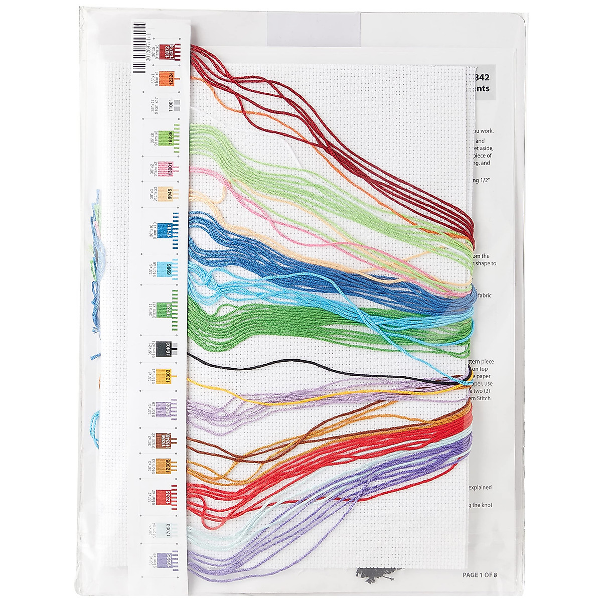 Dimensions Counted Cross Stitch Christmas Pals Ornament Kit, 6 pcs