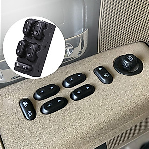 Driver Side Master Power Window Switch 5L1Z14529AA for Ford F150 2004 2005 2006 2007 2008, for Ford Expedition 2003 2004 2005 2006, for Ford Crown Victoria 2003-2008