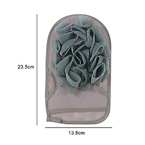 TBMAKE Bath-Sponges 1pc Double Sided Body Cleaning Brush Gloves Home Portable Scrub Bath Sponge Wisp for Shower Scrubber Shower Massage Towel Ball (Size : C)