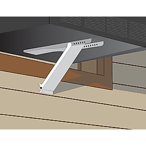 ANYMOUNT Air Conditioner Support Bracket for Outdoor Window AC, AC Window Bracket Supports up to 10,000 BTU & 88 Lbs., Heavy Duty AC Unit Mounting Bracket