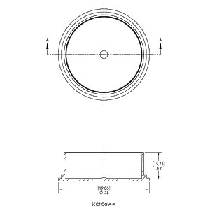 Caplugs SEP-10 SEP Series – Static Dissipative Plug for Threaded & Non-Threaded Connectors, 1000 Pack, Red LD-PE, Nominal Thread Size 5/8"-24 Mechanical Protection, Electrical, Electronic, Bayonet
