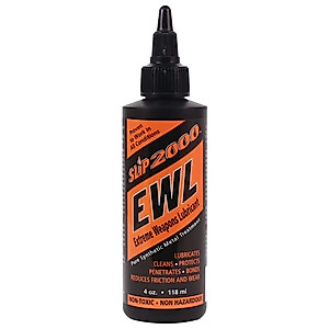 SLIP 2000 EWL CLP Gun Lube - Extreme Weapons Lubricant Synthetic Gun CLP Cleaner - 4 oz Squeeze Bottle