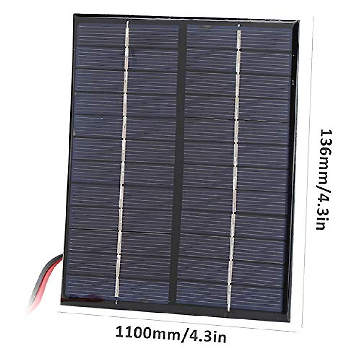 【𝐂𝐡𝐫𝐢𝐬𝐭𝐦𝐚𝐬 𝐆𝐢𝐟𝐭】 12V Pv Panel Eco Panels Solar Module, Solar Charger, Polycrystalline Silicon Long Trip for Mountaineering Rock Climbing Camping