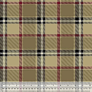 Proper Plaid Anti-Pill No-Sew Throw Fleece Fabric Kit (50x60)