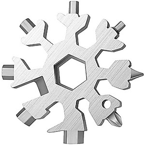 18-in-1 snowflake multi-function tool, snowflake tool, beer opener, great Christmas