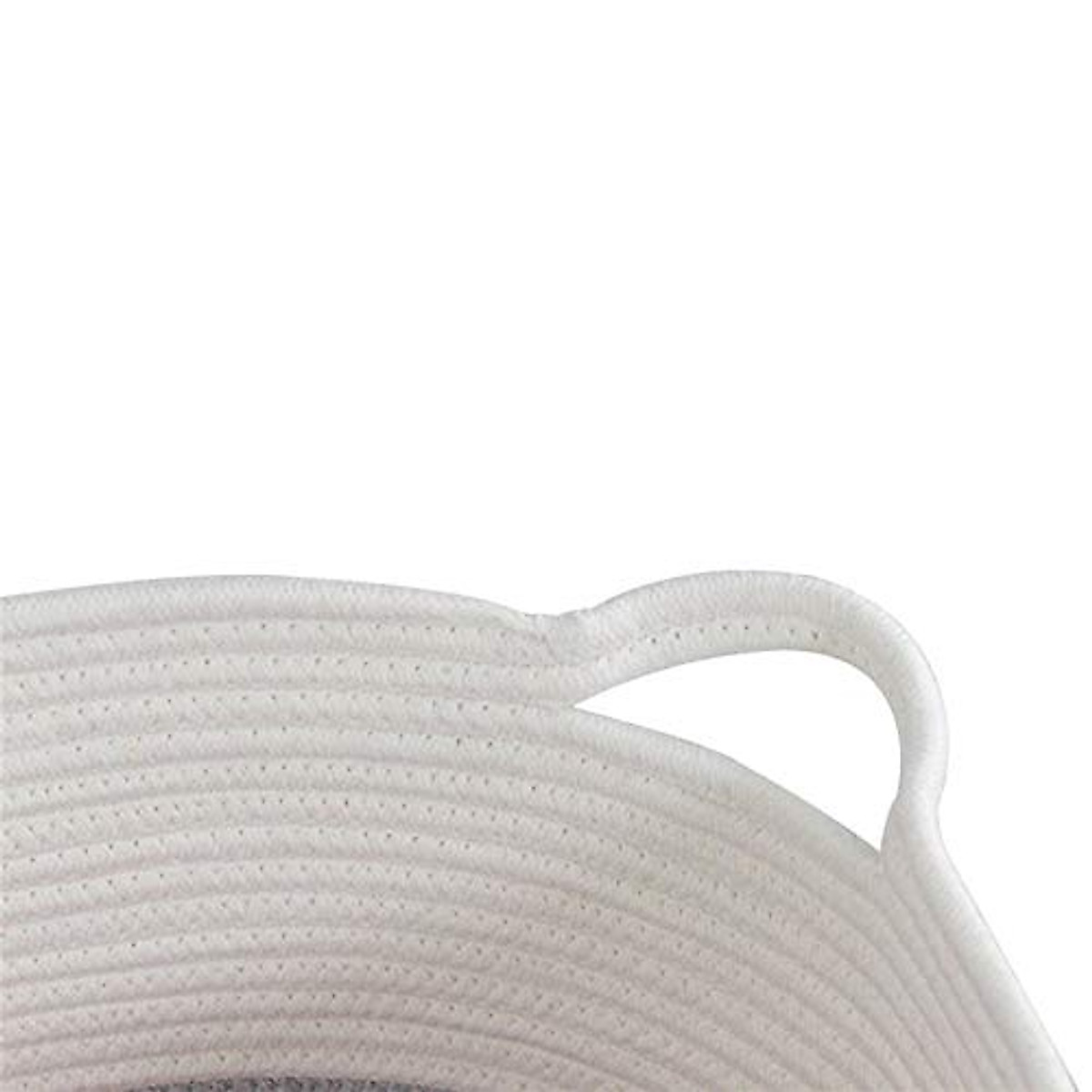 Nerseki Cotton Rope Hamper Basket 16"x18" (3-toned Gray)