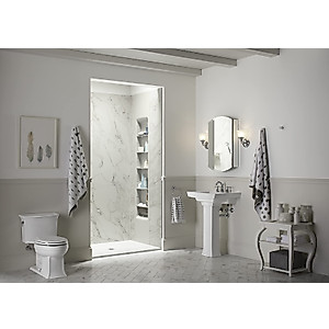 Archer® 20" W x 31" H Aluminum Single-Door Medicine cabinet, Beveled edges