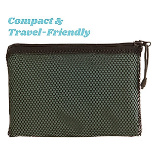 Totes Reusable, Compact & Travel-Friendly, Pullover Hood, Easy Snap, Lightweight, Hunter, One Size