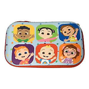 Innovative Designs Cocomelon Stationary Pencil Case Set - Premium Material and Machine Washable - Adorable Hard-Shell Pencil Case - Lightweight and Durable- Pencil Case for Boys and Girls