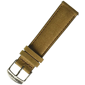 Timex TW7C08500 Two-Piece 20mm Brown Leather Quick-Release Strap