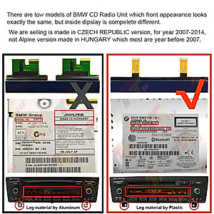 Display Compatible with BMW E90 E91 E92 Mini Cooper Professional CD Unit 2007-2014 Not Alpine Version