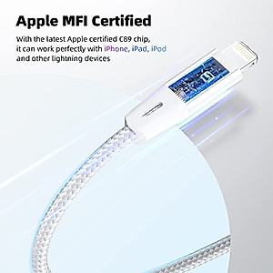 iPhone Charger Fast Charging，2 Pack 20W USB C Power Adapter Wall Charger with 6 FT MFi Certified USB C to Lightning Cable iPhone Fast Charger Cord Compatible with iPhone 14 13 12 11 Pro X 8 7 and More