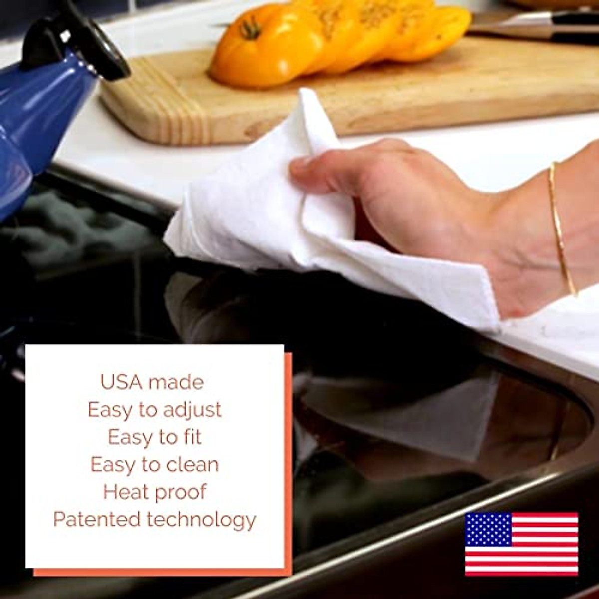 The Crumb Catcher - Stove Gap Filler - Prevent Crumbs and Other Countertop Debris From Falling in the Gap - Ideal for Between Counter, Stovetop, and Oven (2-pack)