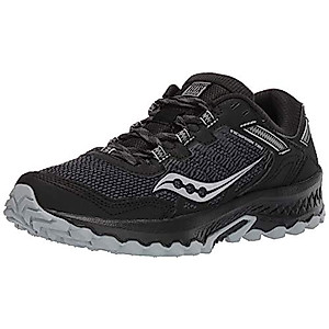 Saucony Men's VERSAFOAM Excursion TR13 Trail Running Shoe, BLACK, 10 M US