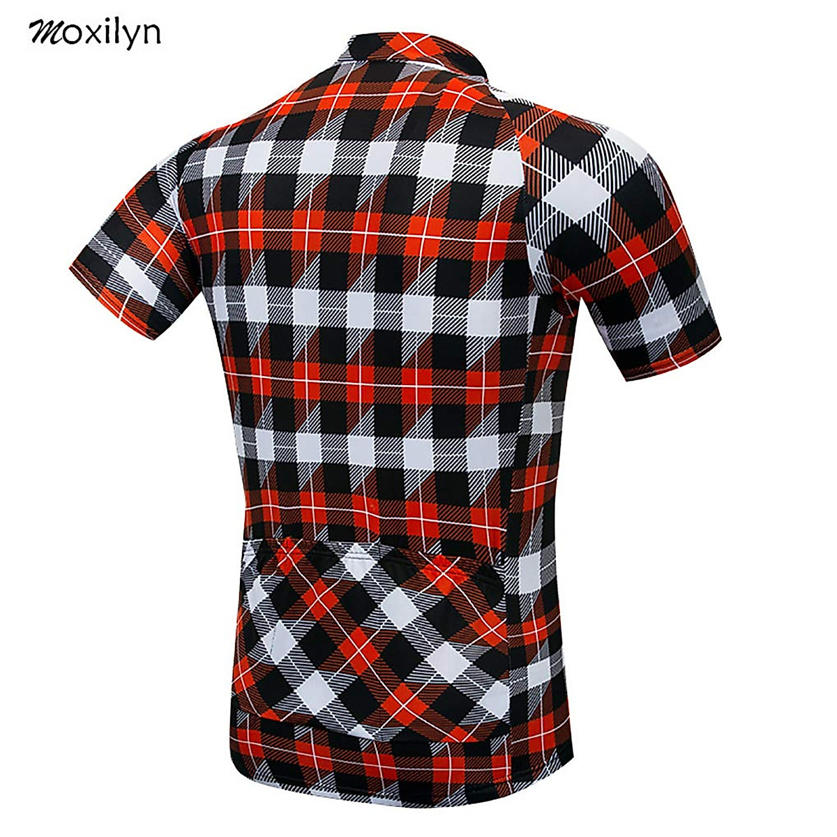 MOXILYN Men's Cycling Jersey Full Zip Riding Clothing Mountain Bike Tops Quick Dry - Bike Shirts