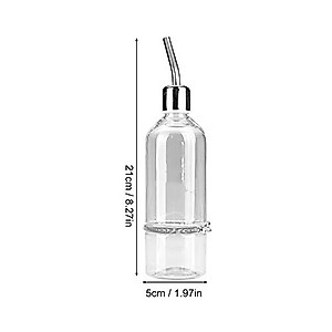 Pet Feeder Automatic Pet Water Dispenser Practical Parrot Water Drinking Feeding Bottle with Stainless Steel Ball Nipple (S)
