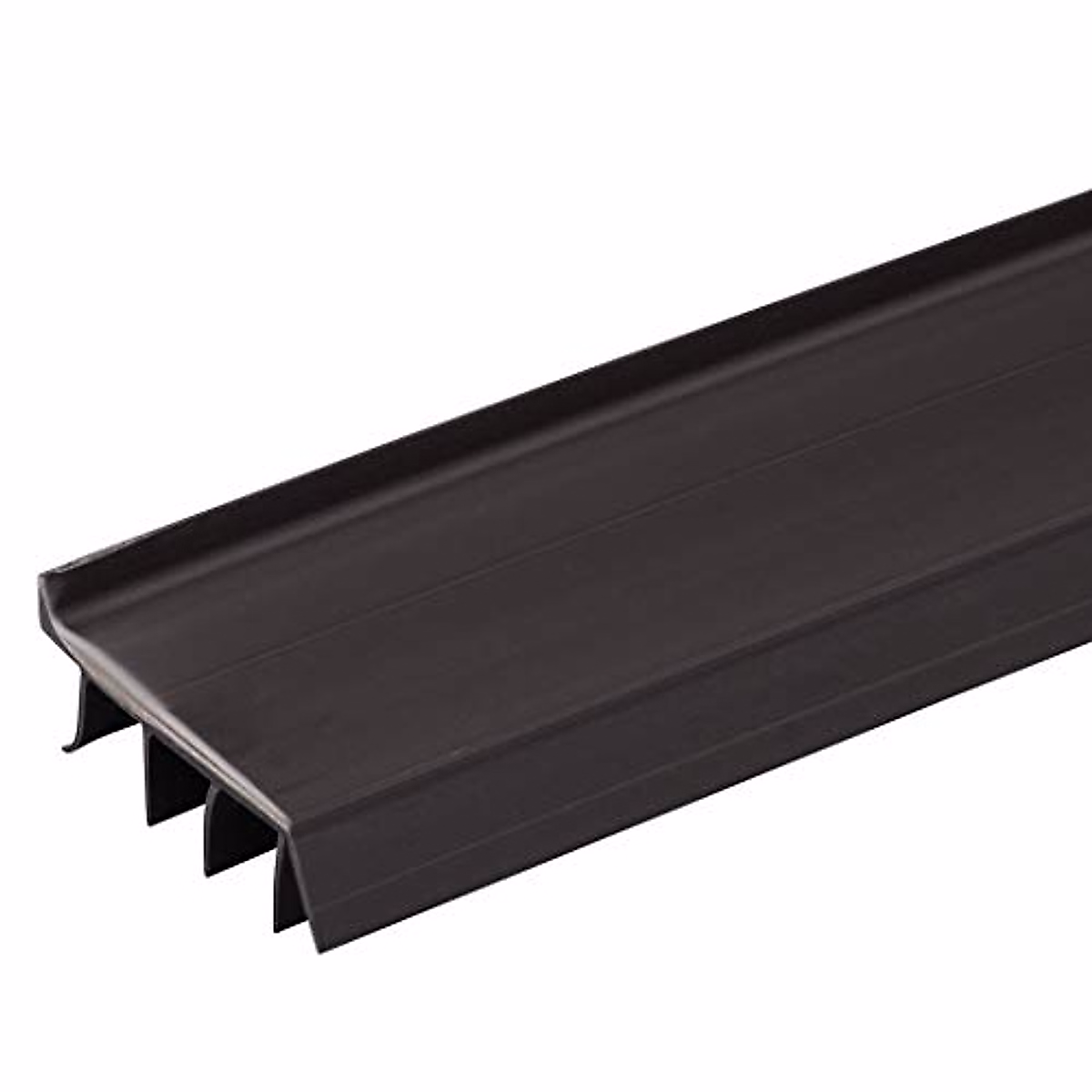 Randall Manufacturing Co., Inc | Vinyl Door Bottom | Vinyl Weatherstrip | 4 Feet Long | Brown | for 1 3/4” to 2” Thick Doors | Fits Gaps from 1/4” to 9/16” | Made in The USA