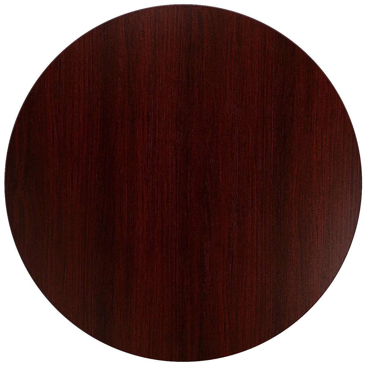 Flash Furniture Chapman 36" Round Multi-Purpose Conference Table in Mahogany