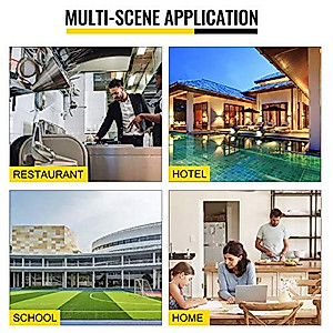 VEVOR Rice Warmer Stand 14 x 14 Inch Restaurant Equipment Stand Warmer Stand Two Undershelf Commercial Kitchen Equipment Stand Rice Warmer with Wheels and Two Brakes