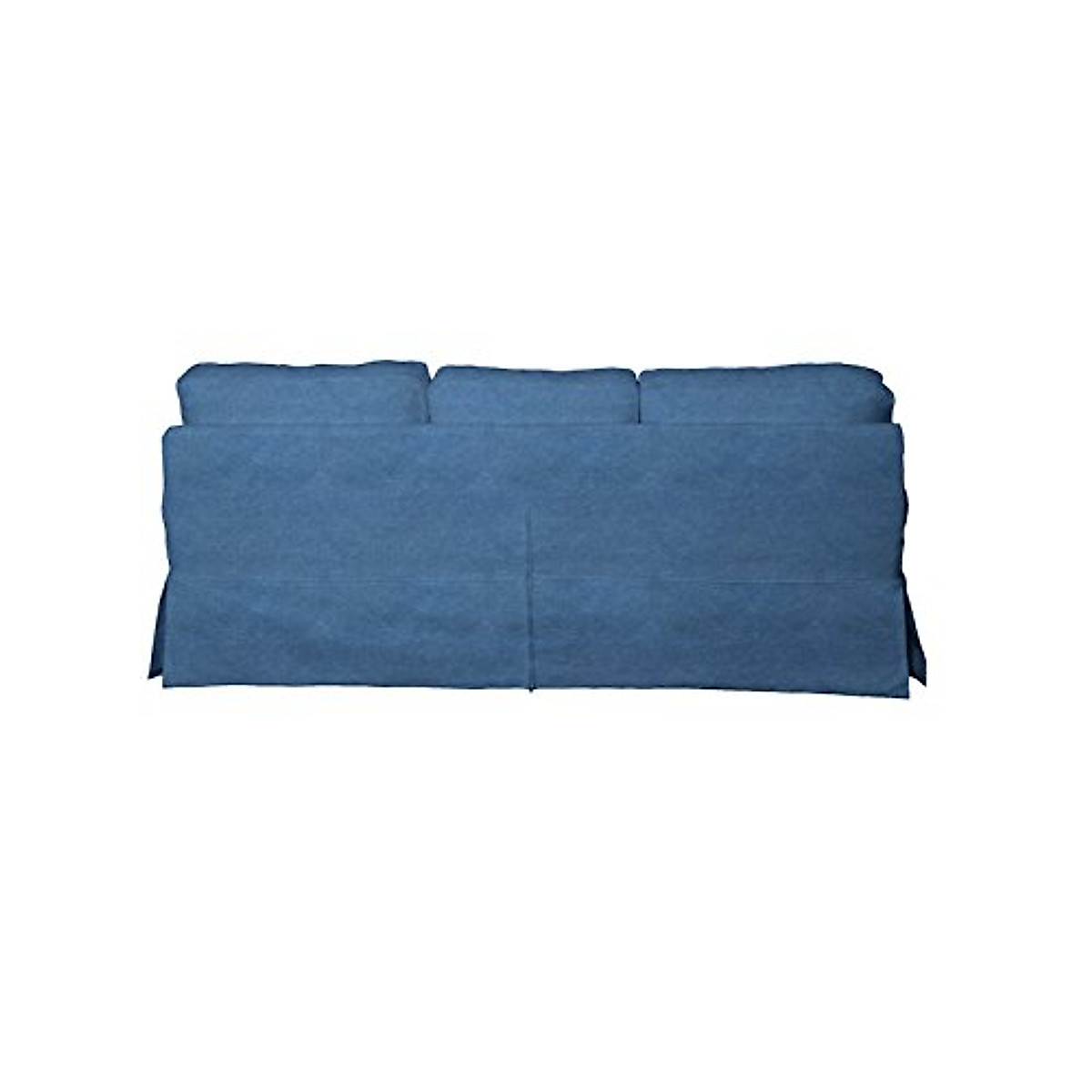 Sunset Trading Horizon Slipcovered Sleeper Sofa and Chaise, Indigo Blue